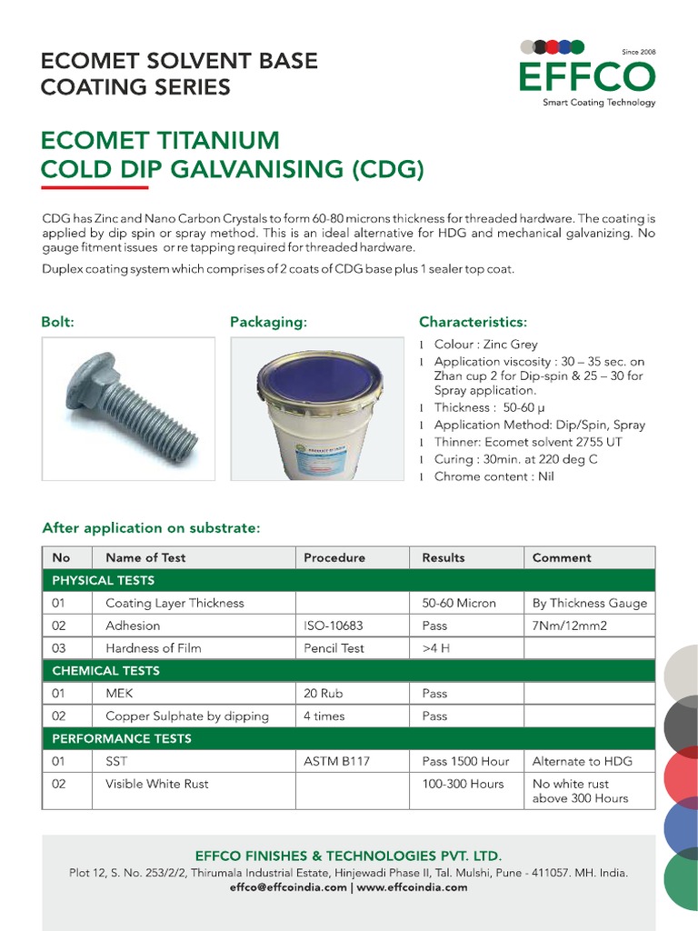 Effco - Solvent Base Series Brochure | PDF