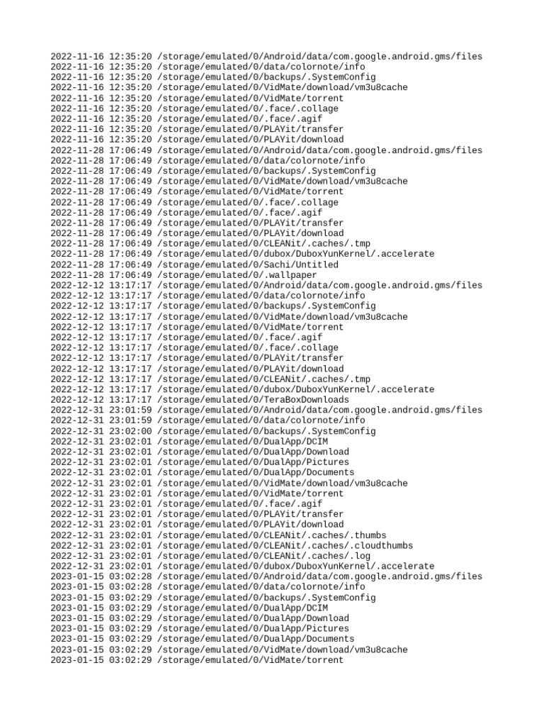 Clean Log | PDF | Backup | Digital Technology