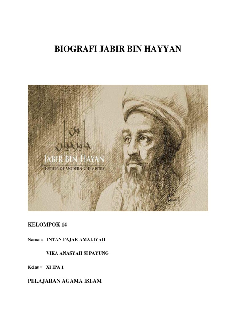 Biografi Jabir Bin Hayyan | PDF