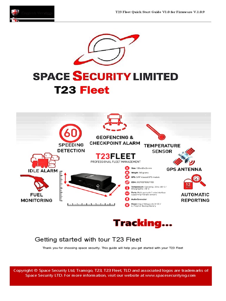 T23 Fleet Quick Start Guide | PDF | Personal Identification Number ...