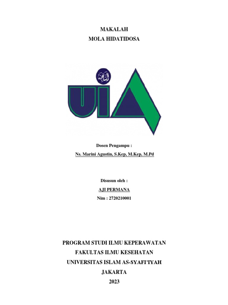 Makalah Mola Hidatidosa Aji Permana | PDF