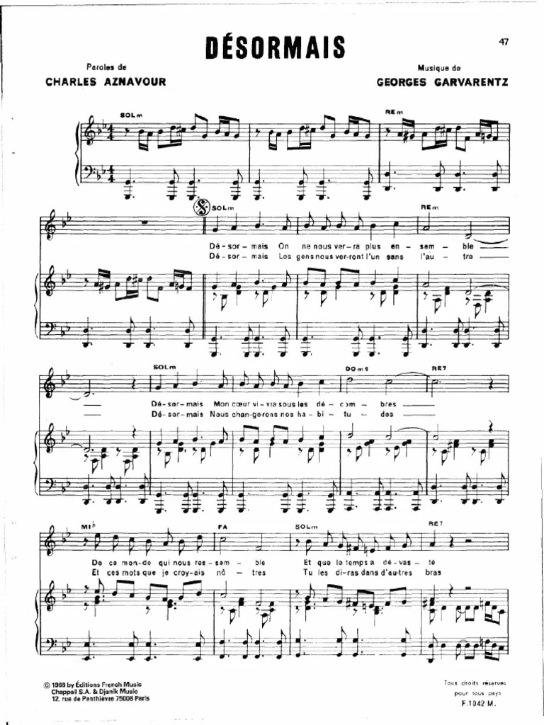 AZNAVOUR DESORMAIS | PDF