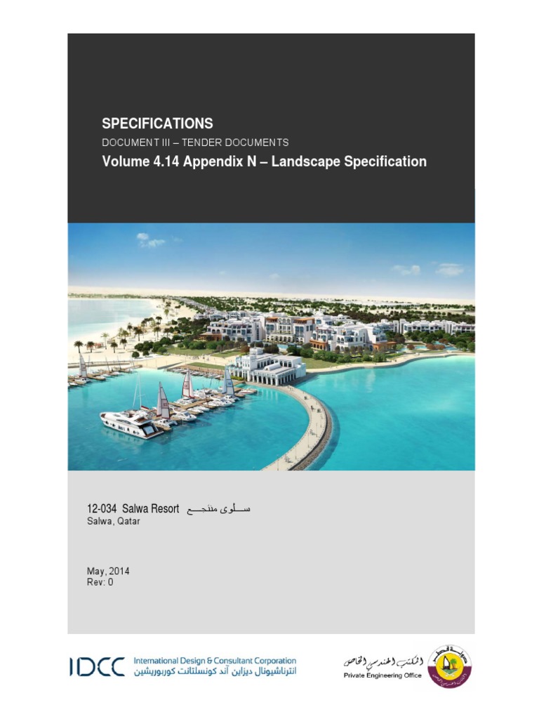 Best Landscape Specification | PDF | Fertilizer | Soil