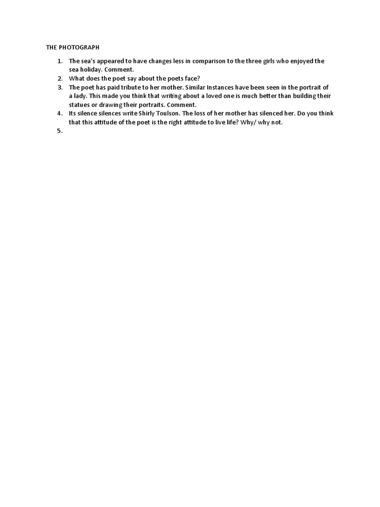 Analyzing Themes in Poetry and Loss | PDF