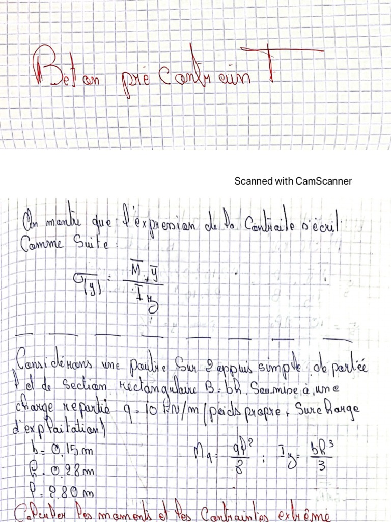 Beton Précontraint-3 | PDF