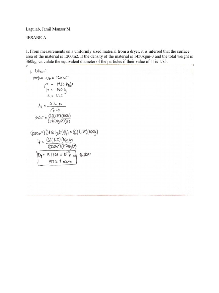 Energy Calculations Using Rittinger's Law | PDF
