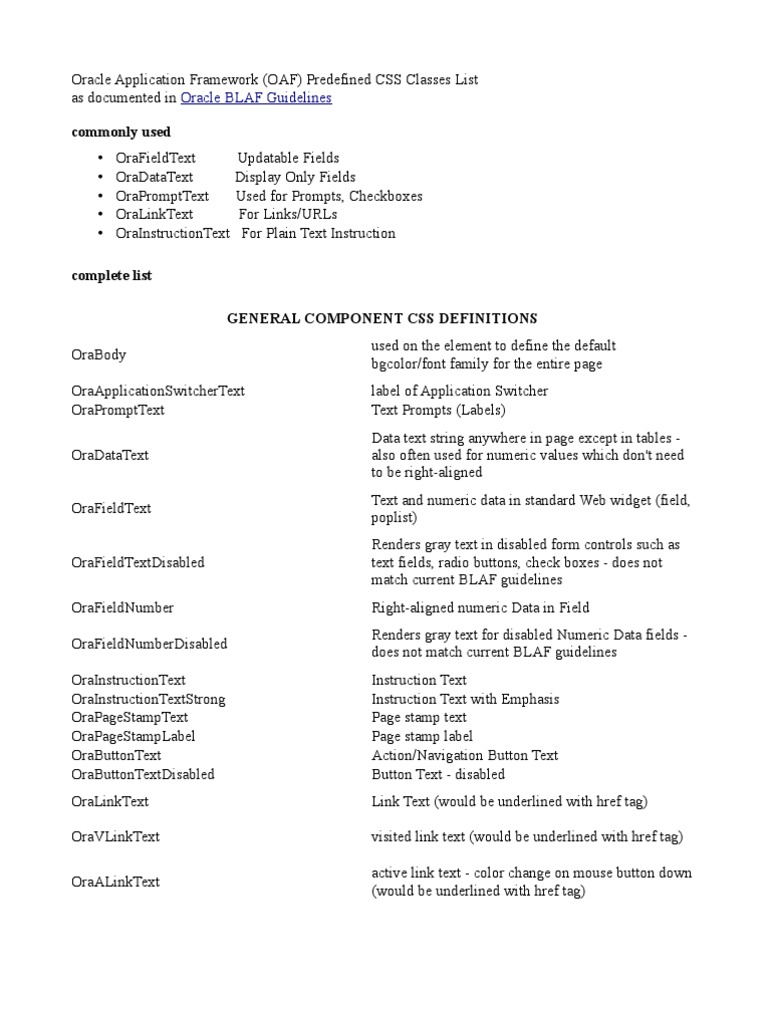 CSS Styles | PDF | Html Element | Table (Database)