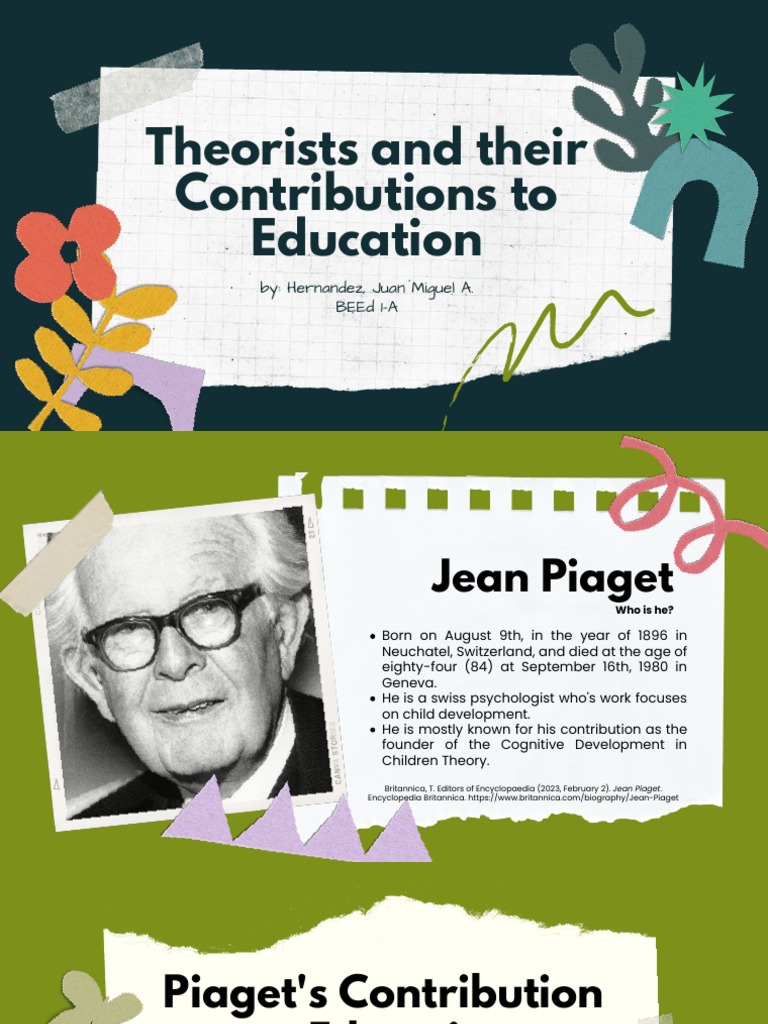 Key Educational Theorists and Their Impact | PDF | Cognitive ...