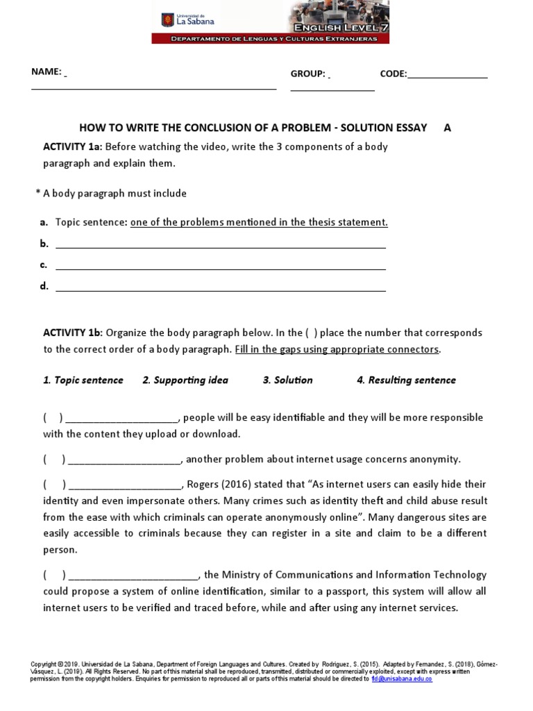Ticket-In Writing A Conclusion Week 9 | PDF | Internet | Copyright