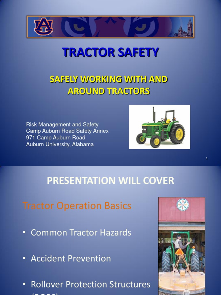 Tractor Safety | PDF | Tractor | Motor Vehicle