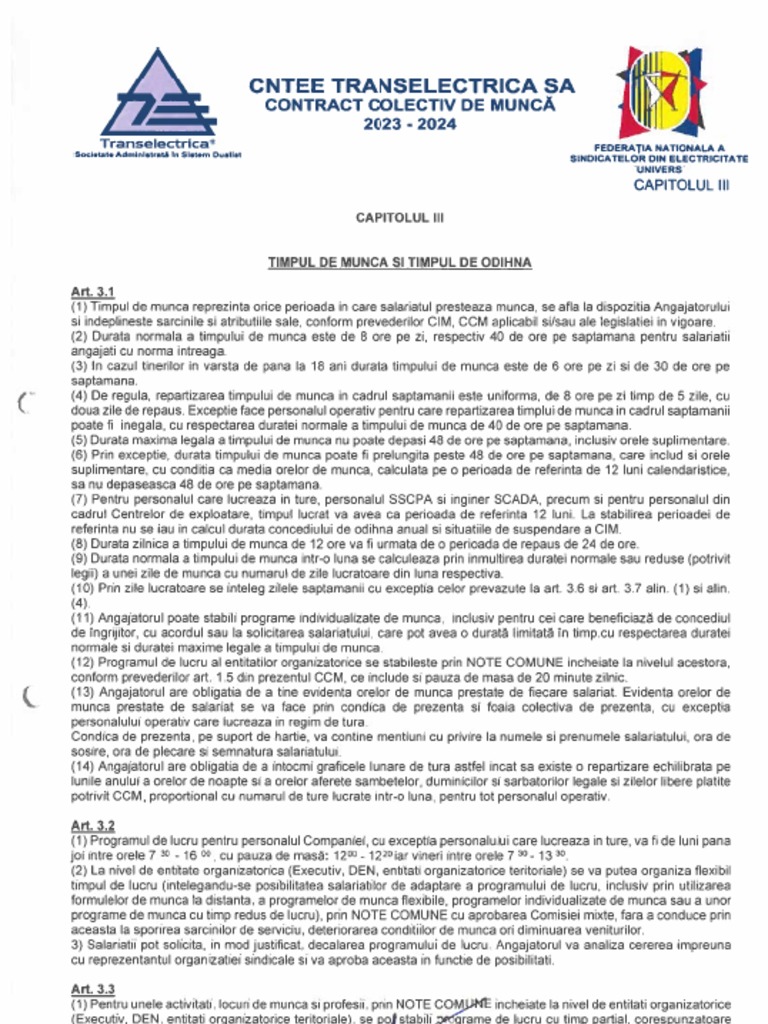 CCM 2023-2024 Cap - III IV V Si VI | PDF