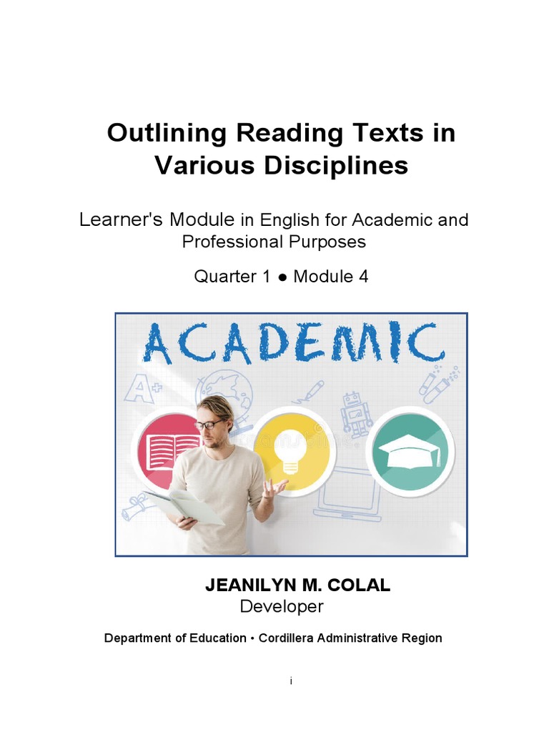 EAPP q1 Mod4 Outlining Reading Texts Jeanilyn Colal Bgo v1 | PDF | Substance Abuse | Sentence ...