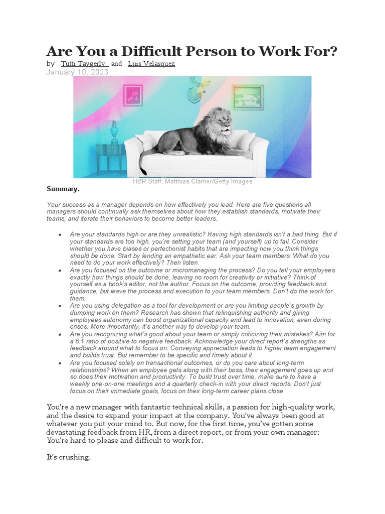 HBR Leadership | PDF | Motivation | Motivational