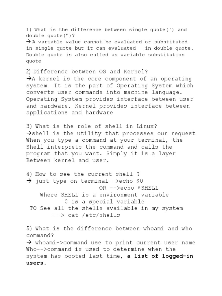 Karan Linux1 | PDF | Shell (Computing) | Operating System