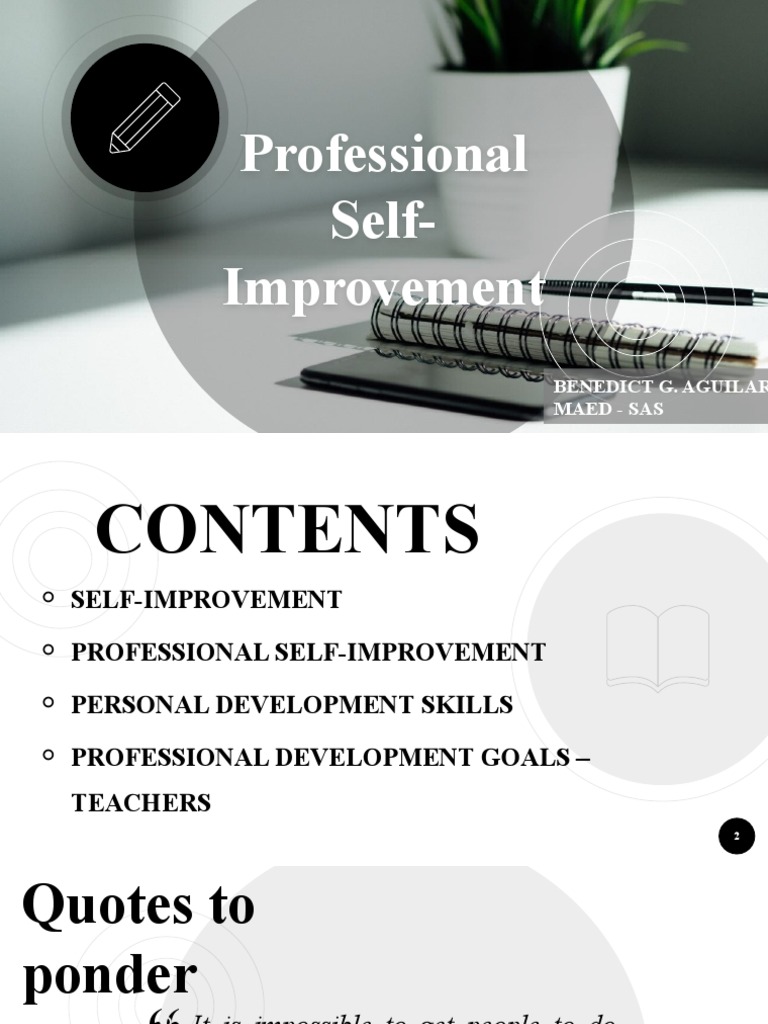 Professional Self-Improvement | PDF | Self Help | Empowerment