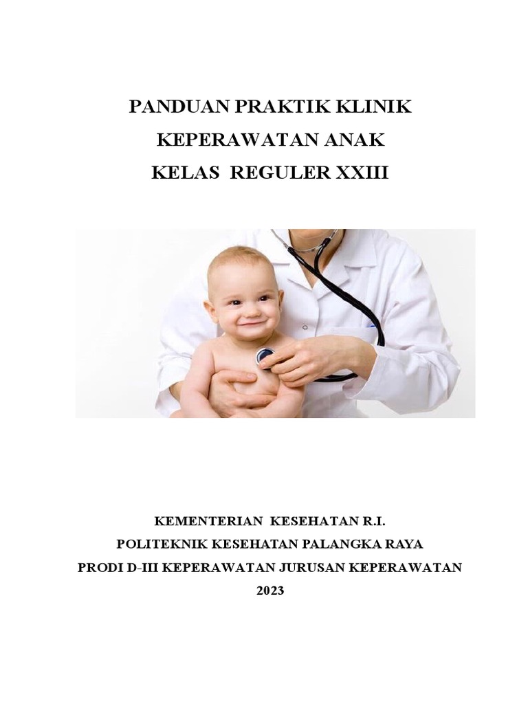 Panduan Praktek Klinik Kep Anak 2023 | PDF