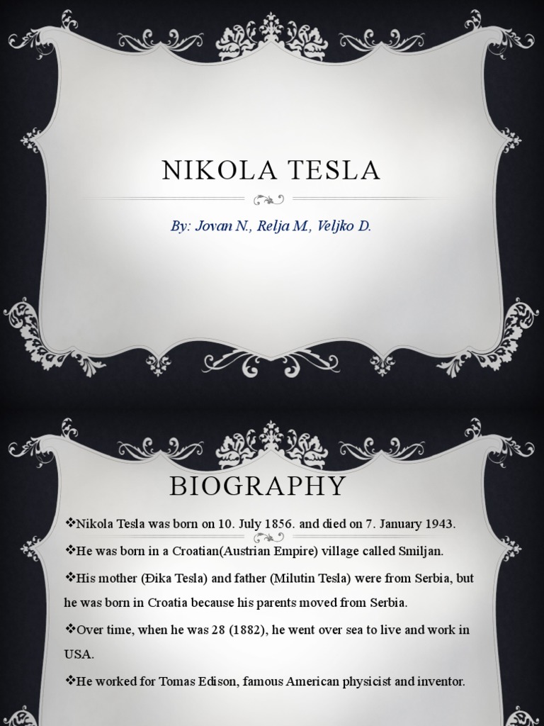 Nikola Tesla | PDF