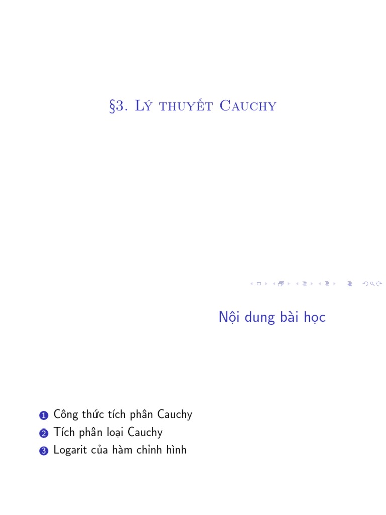 Ly Thuyet Cauchy | PDF Ly Thuyet Cauchy | PDF