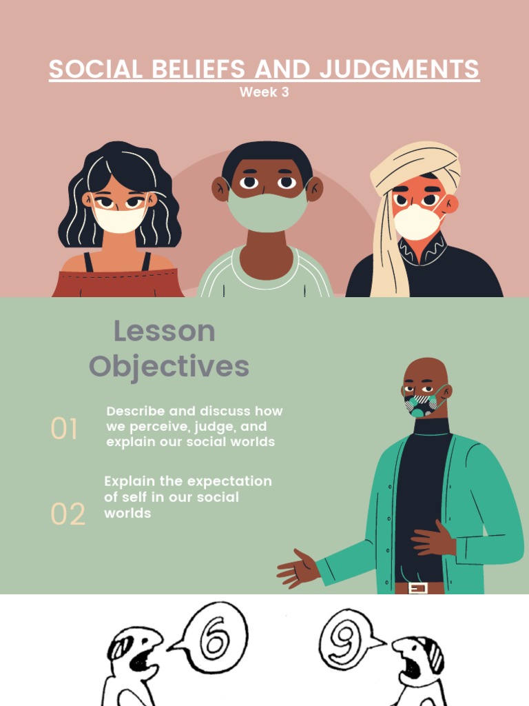 LESSON 3 - Social Beliefs and Judgments | PDF | Heuristic | Thought