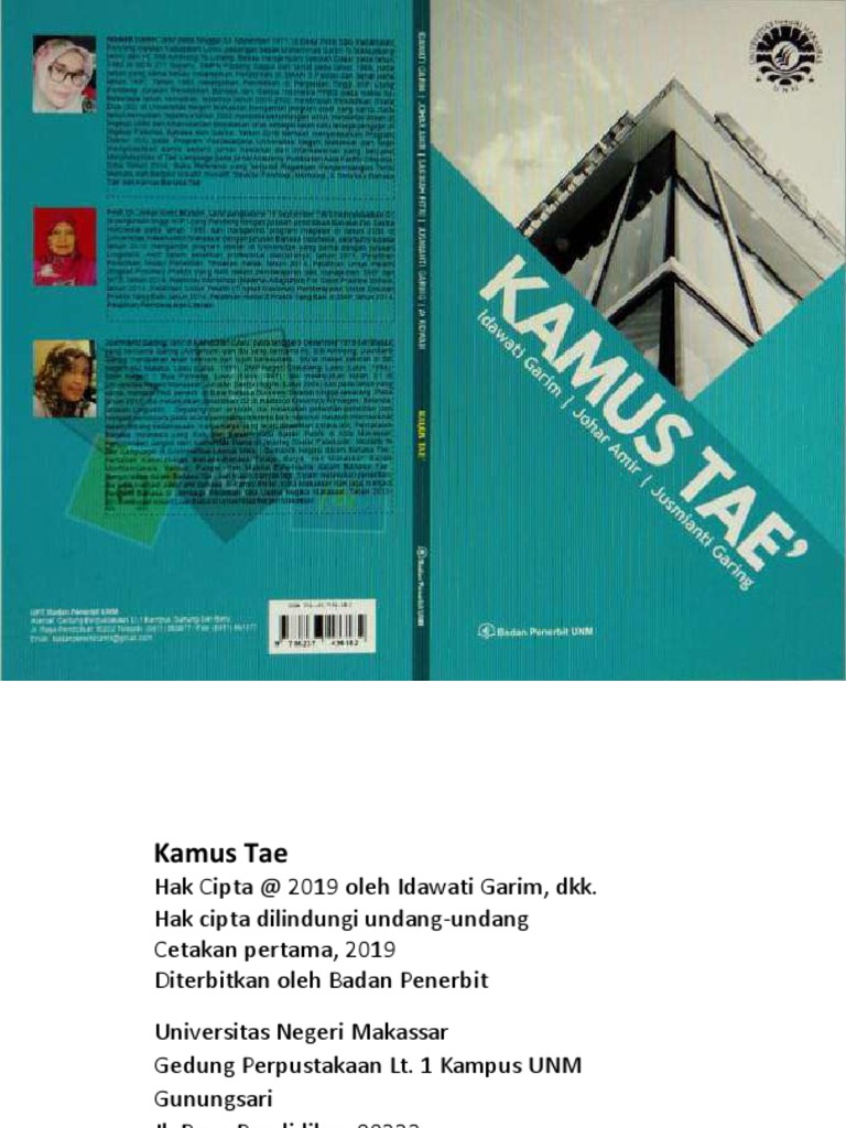 Buku Referensi - Kamus Tae' | PDF