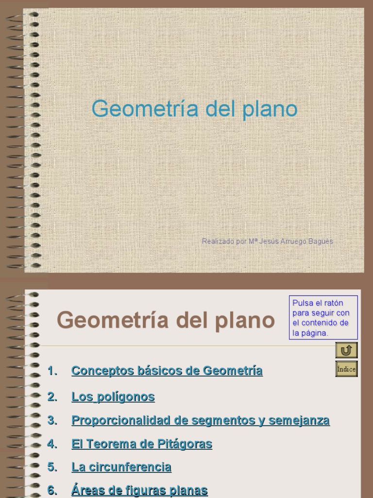 Geometría del Plano: Conceptos y Figuras | PDF | Triángulo | Politopos
