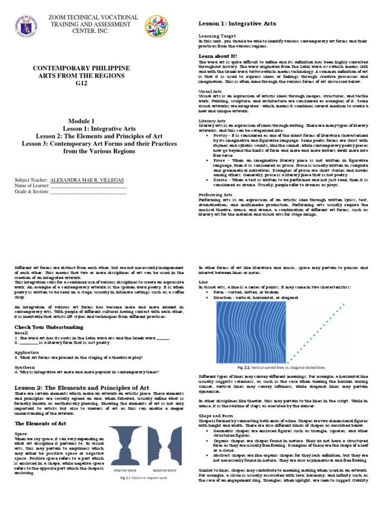 Cpar Module 1 | PDF | The Arts | Cebu