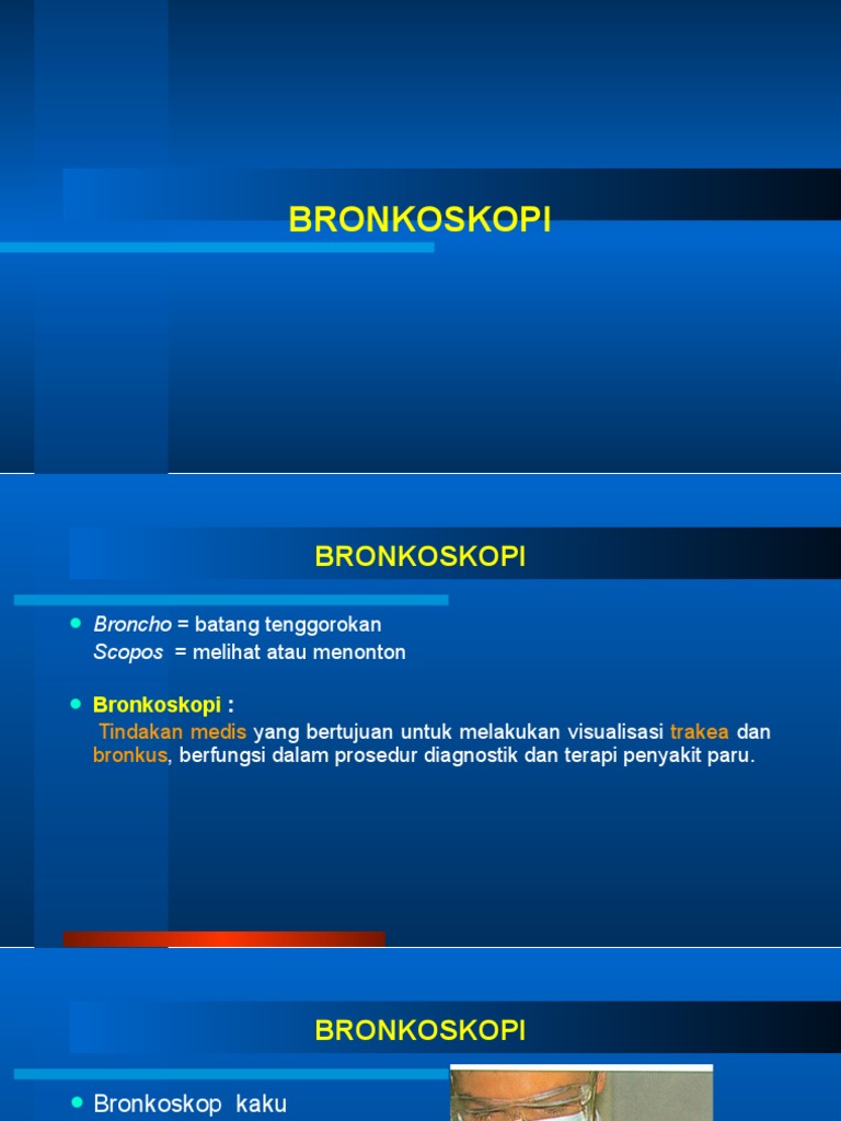 BRONKOSKOPI | PDF