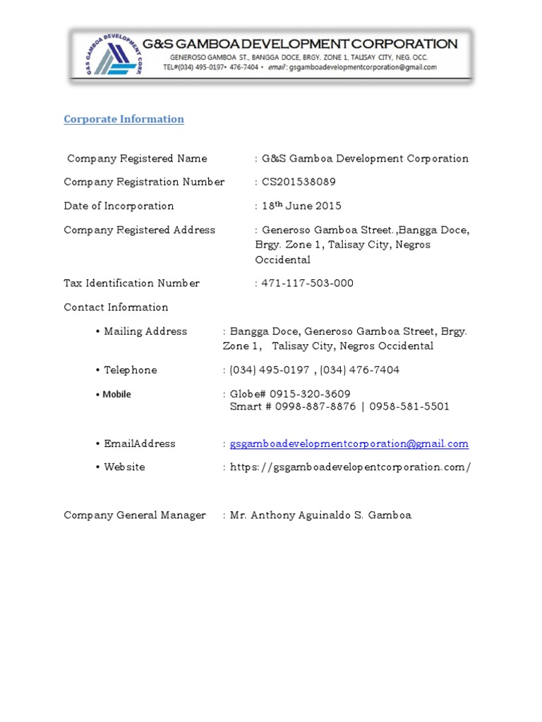 Company Profile With Projects | PDF
