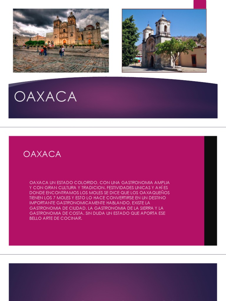 Gastronomía y Platos Típicos de Oaxaca | PDF