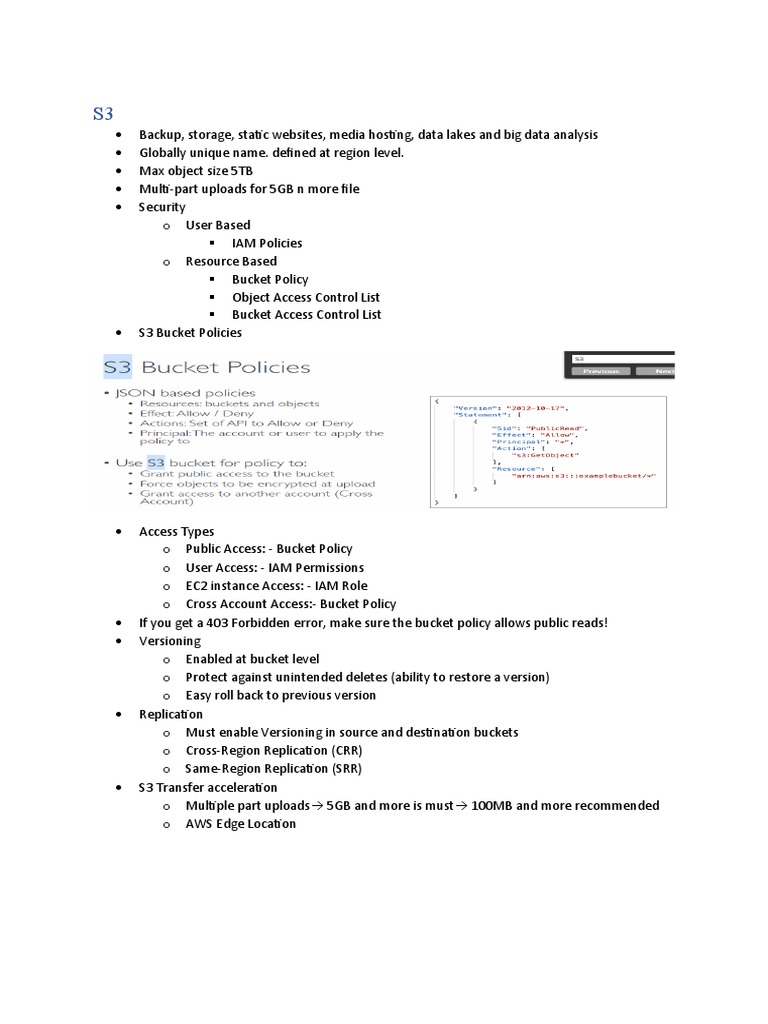 AWS Interview Points | PDF