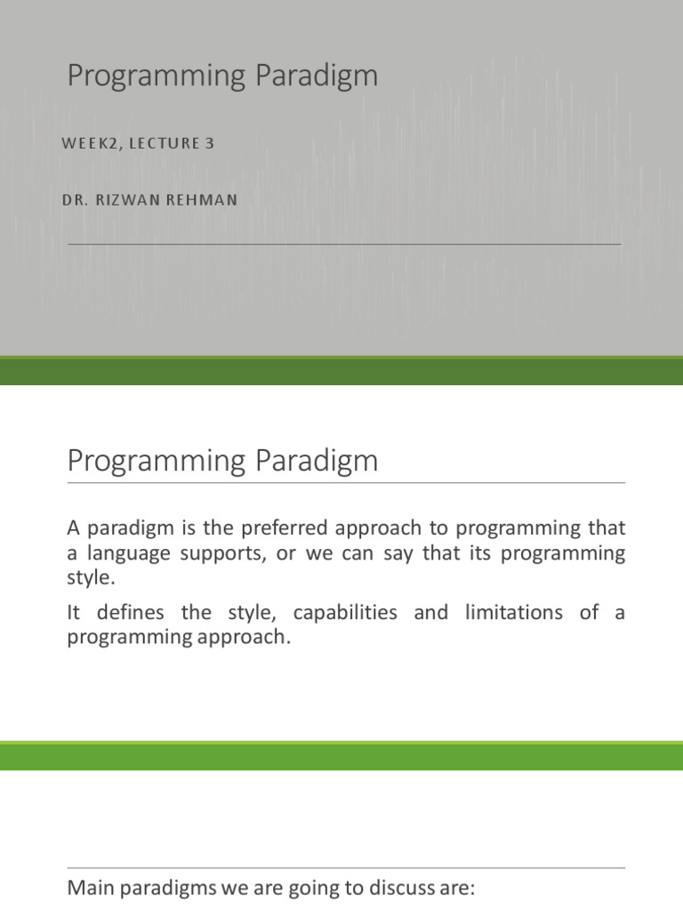 Lecture 3 | Download Free PDF | Computer Programming | Object Oriented ...
