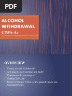 Glasgow Modified Alcohol Withdrawal Scale (GMAWS) | PDF