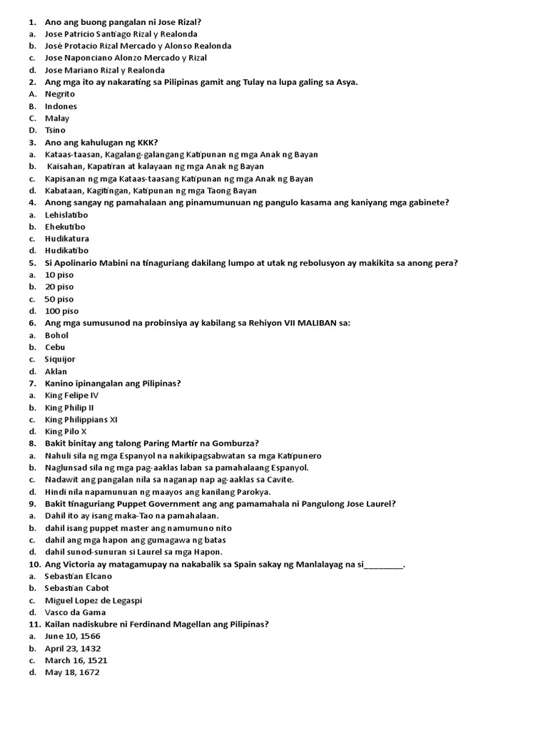 Quiz Bee | PDF