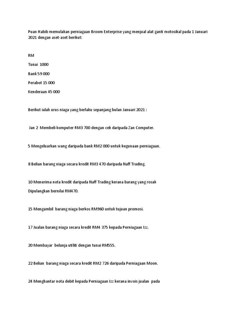 Document Akaun | PDF