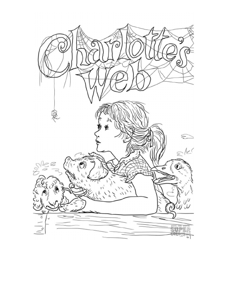 Charlotte's Web Color Page | PDF