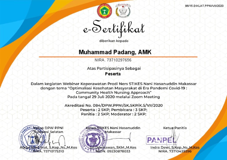 Ardiansyah Sertifikat NHM | PDF