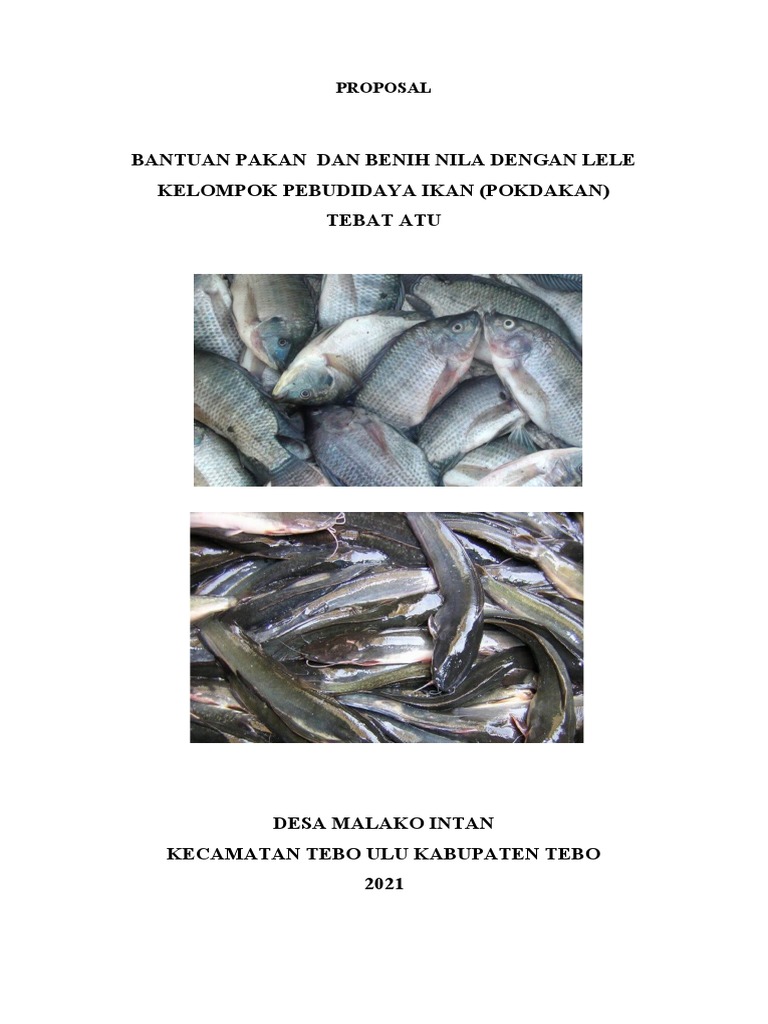 Proposal Bantuan Pakan Ikan | PDF