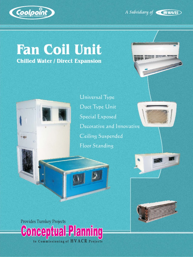 Fan Coil Unit PDF | PDF | Water Heating | Thermostat