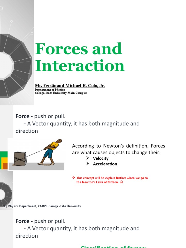 Force and Interaction | PDF | Force | Mechanical Engineering