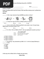 Filipino - Letrang B | PDF