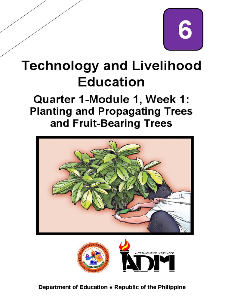 Technology and Livelihood Education: Quarter 1-Module 1, Week 1 | PDF | Trees | Plants