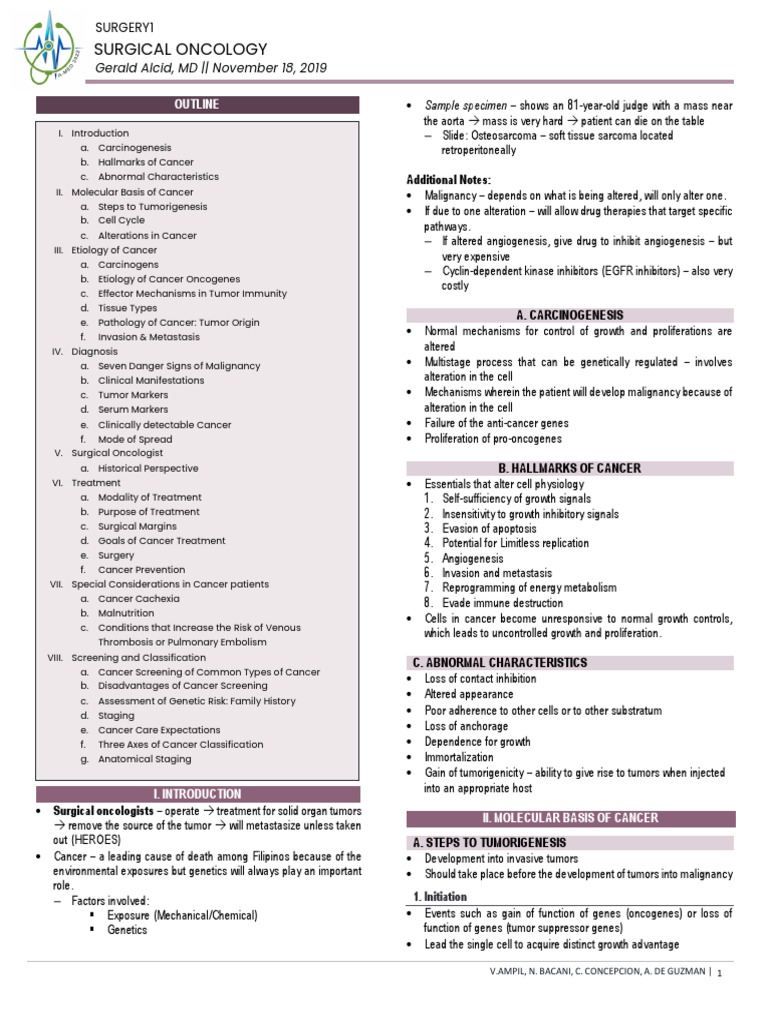2.4 SURG1 Onco | PDF | Cancer | Apoptosis