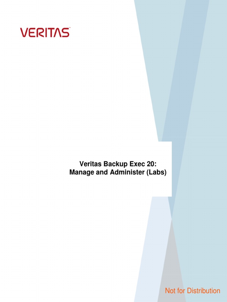 Be20 Admin Manage Admin Labs | PDF | Backup | Computer Data Storage