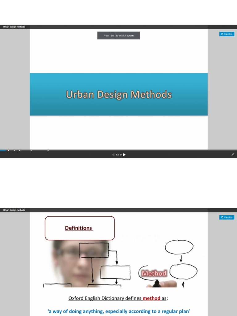Urban Design Method | PDF