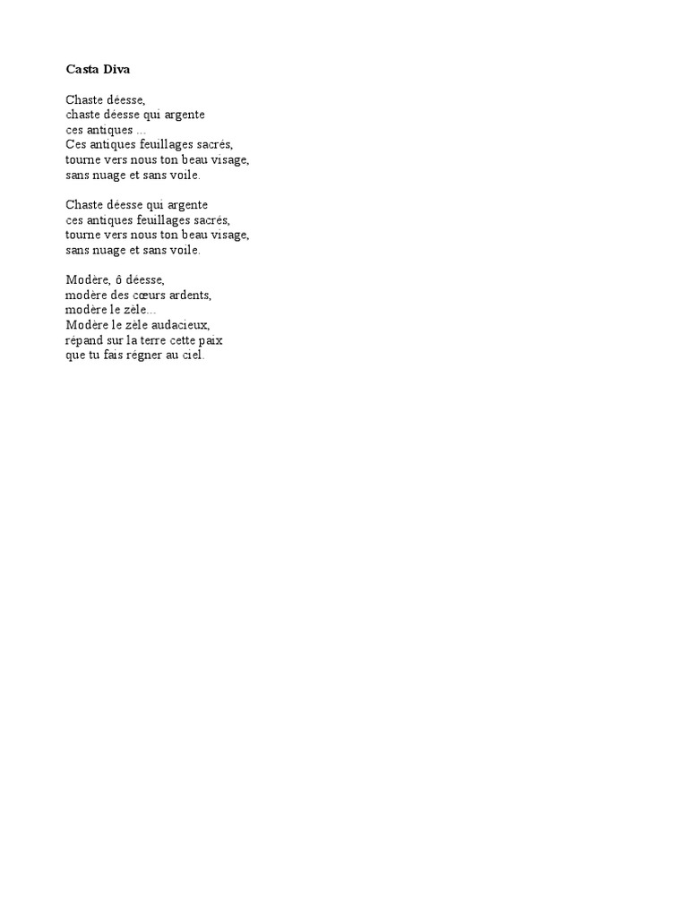 Casta Diva | PDF