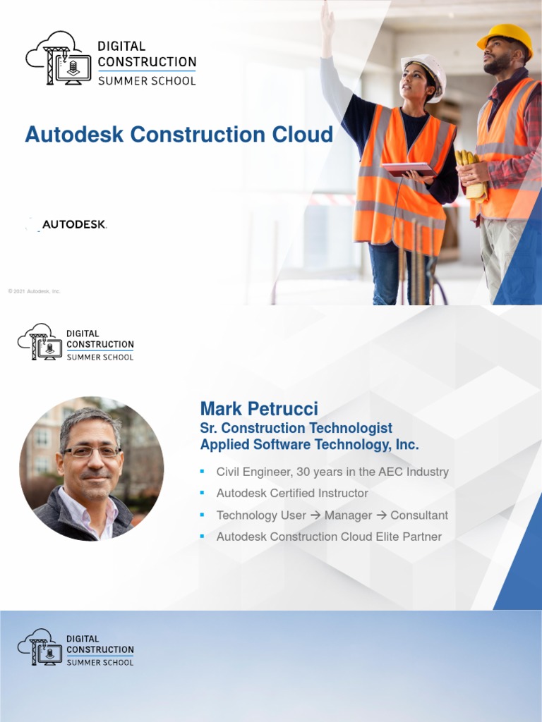 Workshops Admin Autodesk Construction Cloud Pdf Autodesk Autodesk Revit 