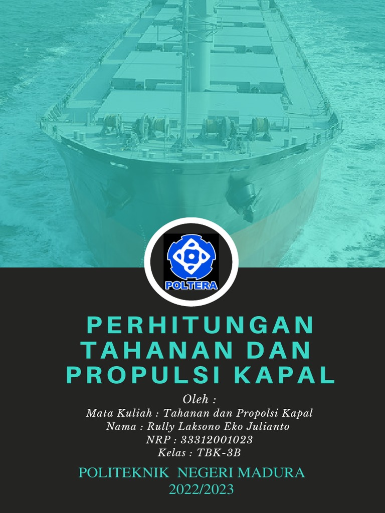 Tugas Tahanan Dan Propulsi Kapal | PDF