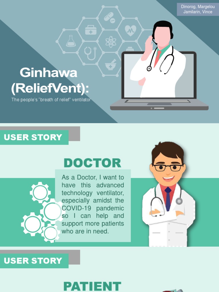 Ginhawa (Reliefvent) User Story | PDF