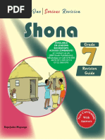 O Level Revision - Shona - Rondedzero - Manyorerwo Erondedzero - Free ...