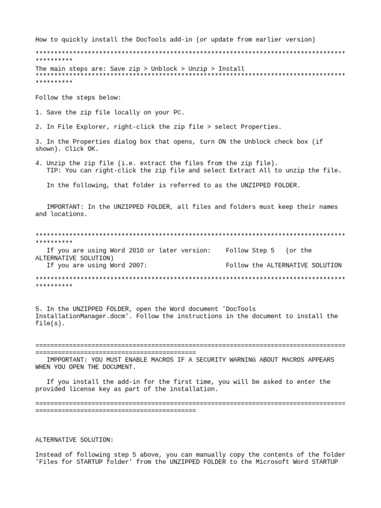 READ ME - How To Install | PDF | Microsoft Word | Computer File